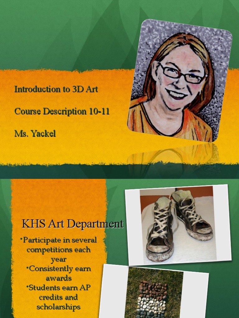 Intro. 3D Art: Course Overview | PDF | Teaching | Behavior Modification