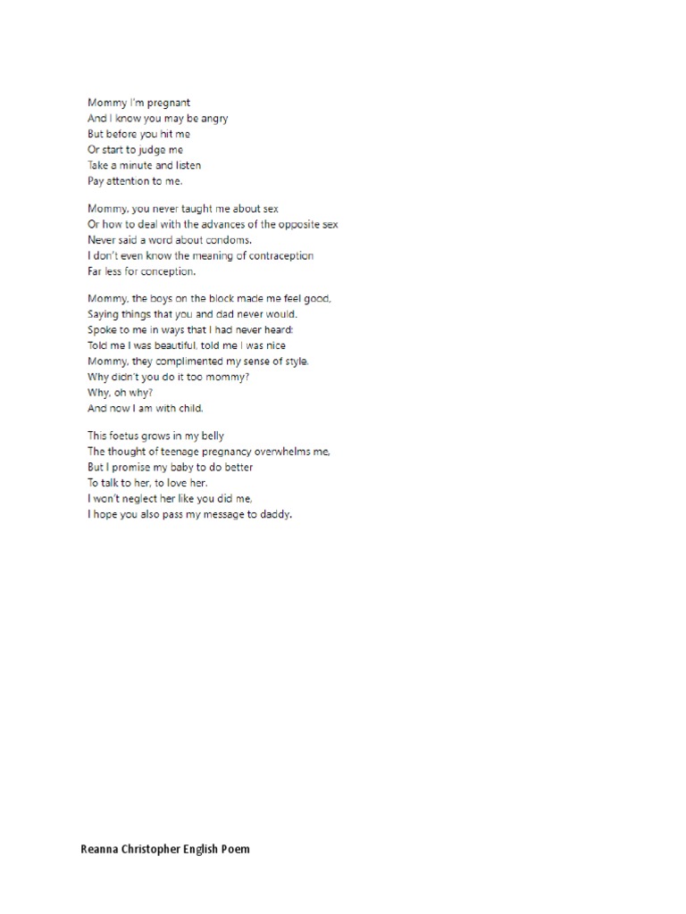 Reanna Poem | PDF | Classics