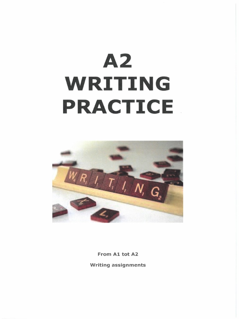 Writing Practice A1-A2 | PDF | Cartoon | Leisure