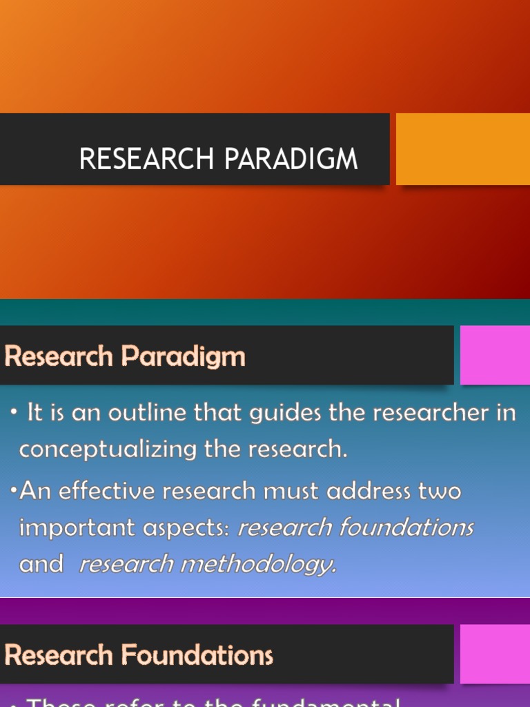 Research Paradigm and Methodology Guide | PDF | Data | Epistemology
