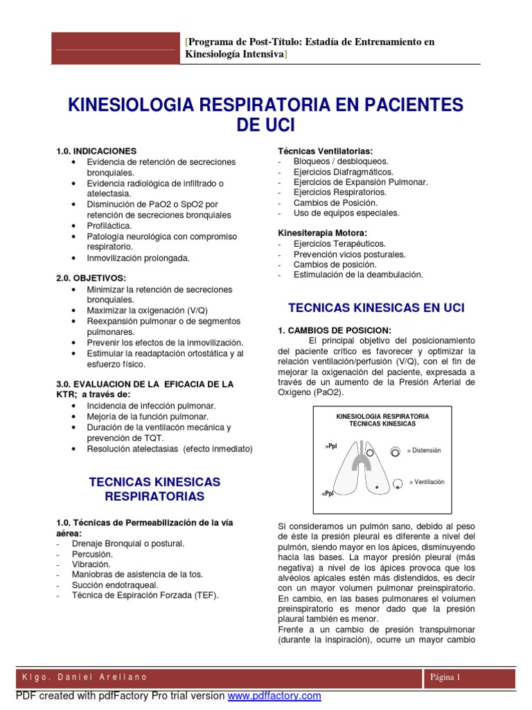 Guia KTR PDF | PDF | Tos | Pulmón