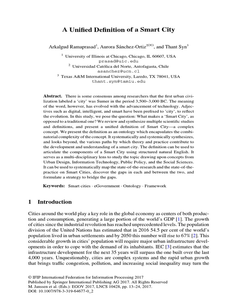 Smart City | PDF | Ontology (Information Science) | Concept