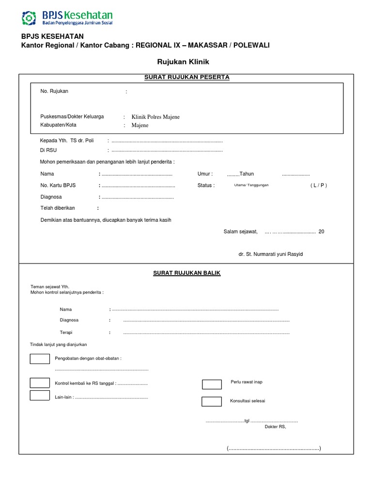 Rujukan Bpjs New | PDF