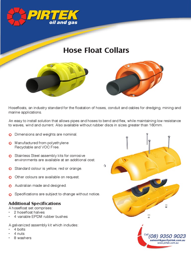 Float Collar Rev1 | PDF | Buoyancy | Calcium