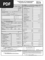 BIR Form 2316 Sample Computation | PDF