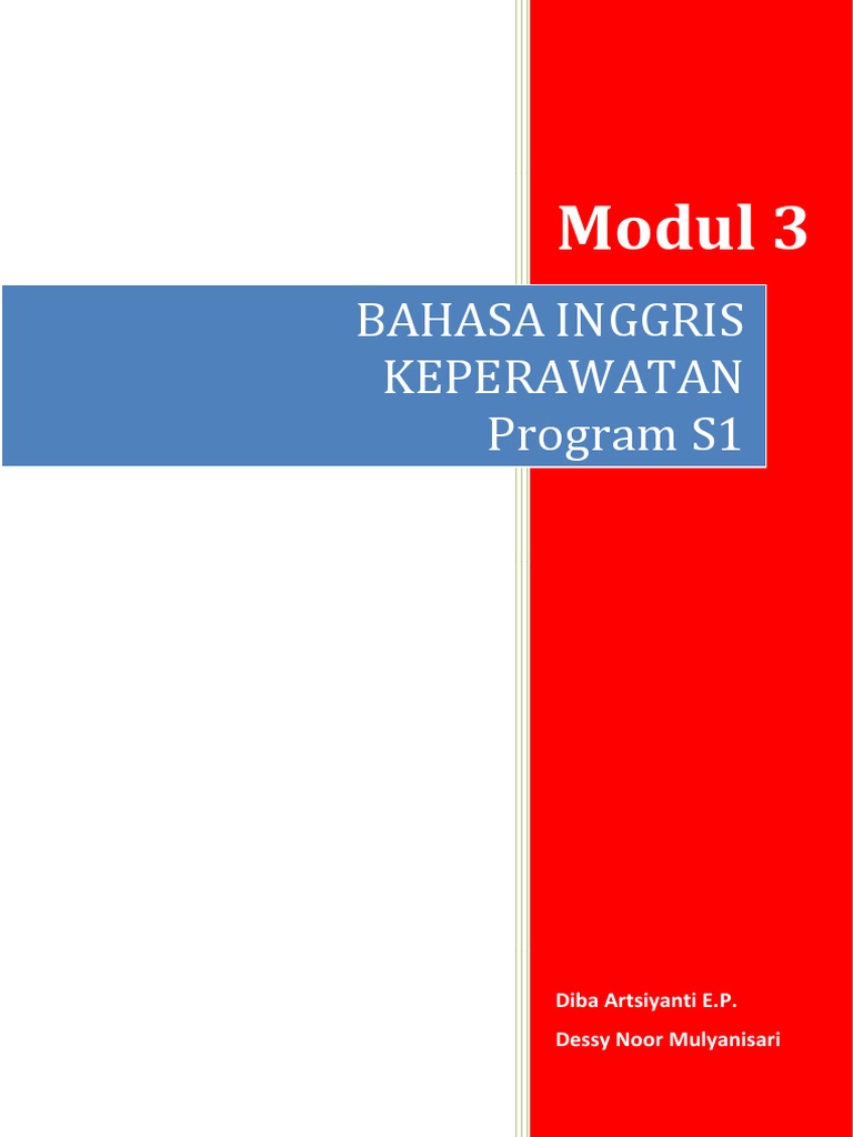 Modul 3 Bahasa Inggris Keperawatan STIKES 'Aisyiyah | PDF | Verb | English Language