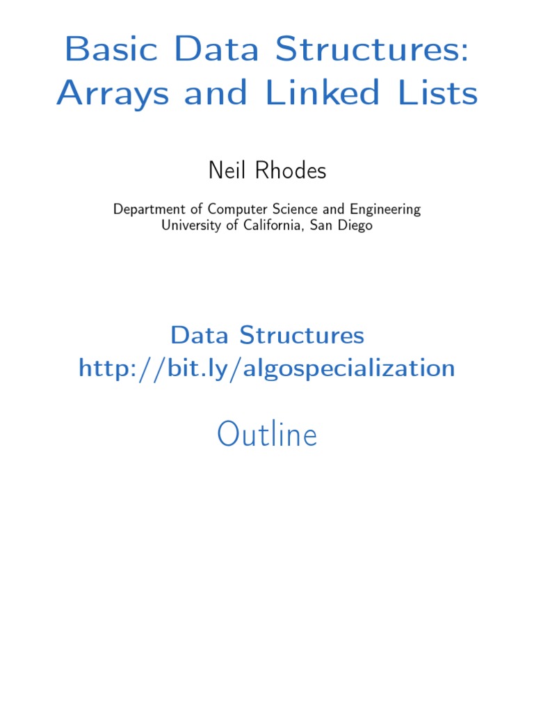 Arrays and Linked Lists PDF | PDF | Array Data Structure | Array Data Type Arrays and Linked Lists PDF | PDF | Array Data Structure | Array Data Type