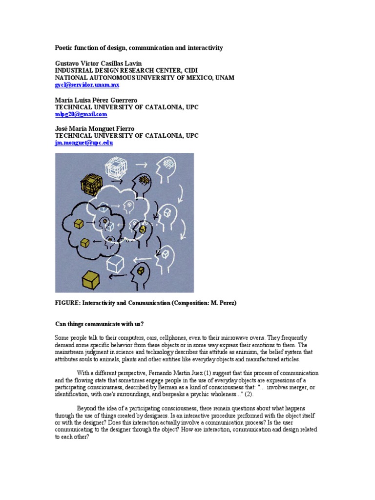 Poetic Function Text Interactivity Communication