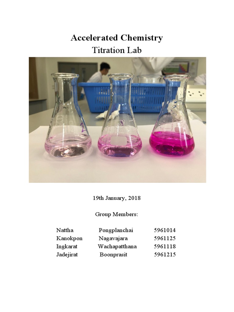 Titration Lab | PDF | Acid | Titration