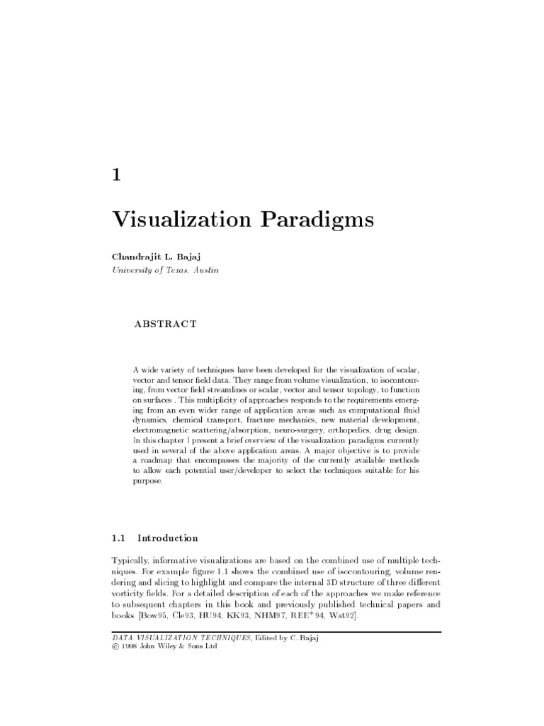 Visualization Paradigms: University of Texas, Austin | PDF | Voxel | Areas Of Computer Science