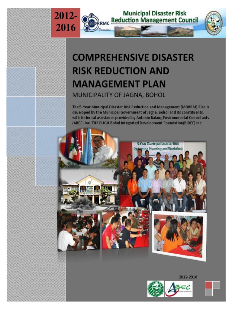 Jagna 5 Year DRRM Plan Final | PDF | Landslide | Monsoon