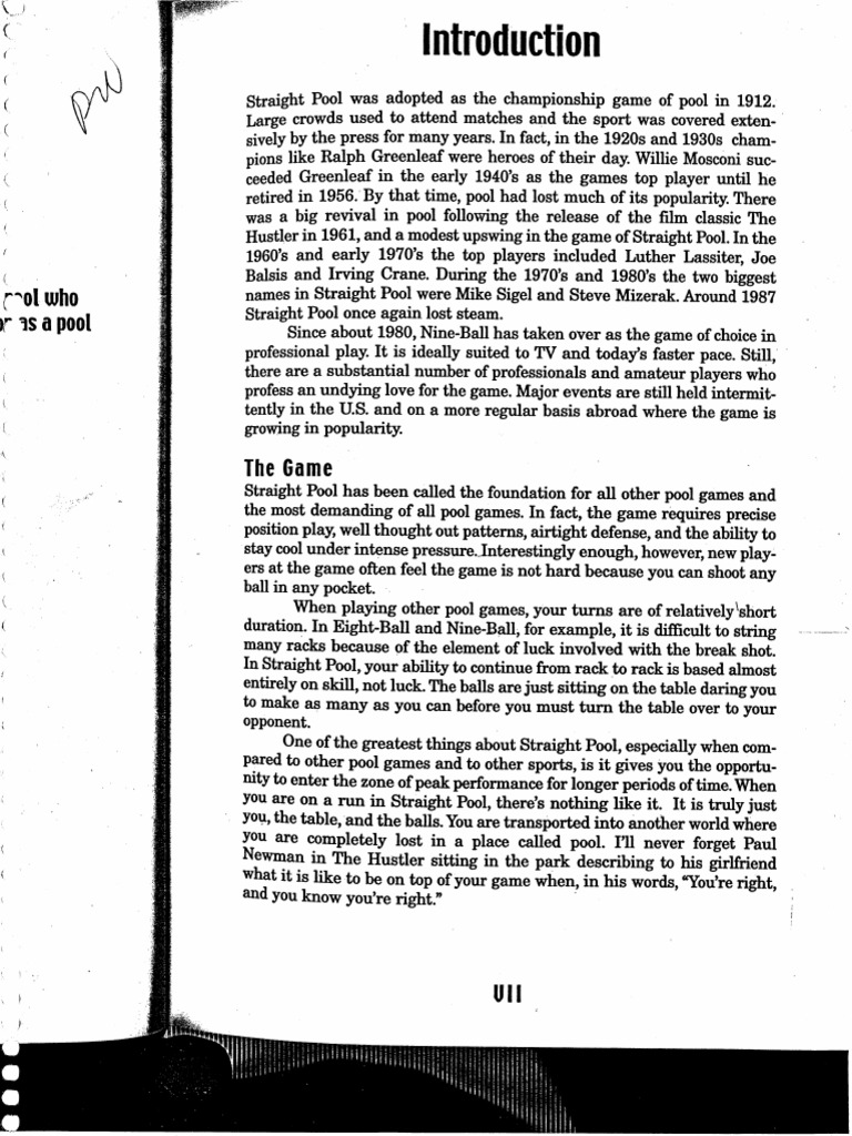 Play Your Best Straight Pool | PDF