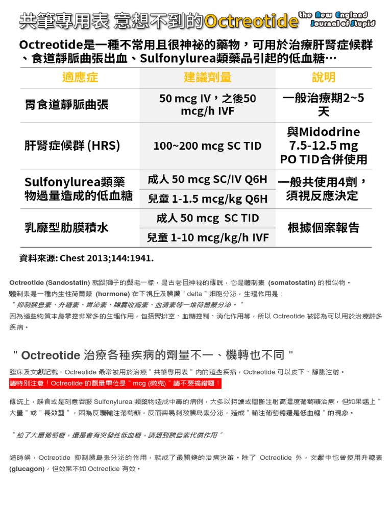 Octreotide Nejs | PDF