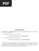 Deed of Retirement of One Partner and Admission of A New Partner-Deeds ...