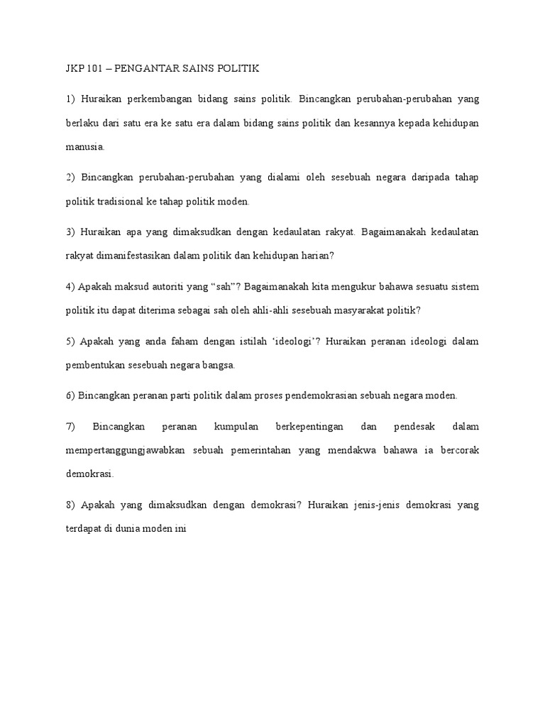 JKP 101 | PDF