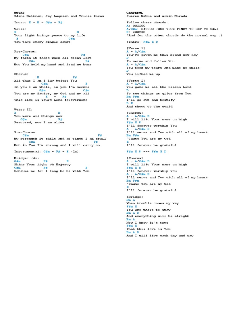 REACHING GOD IN ME THROUGH MUSIC | PDF | Song Structure | Refrain