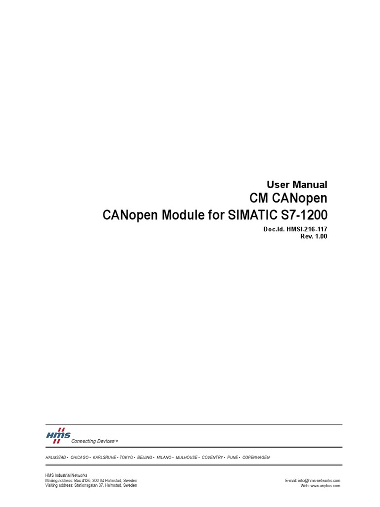 CM Canopen User Manual English PDF | PDF | Digital Technology | Computing