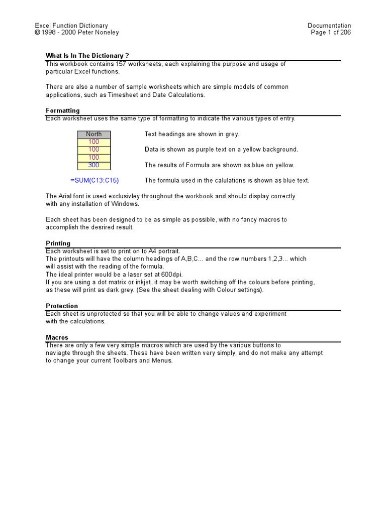 Excel Sheet Functions Testing Pdf Array Data Structure Statistics 1409