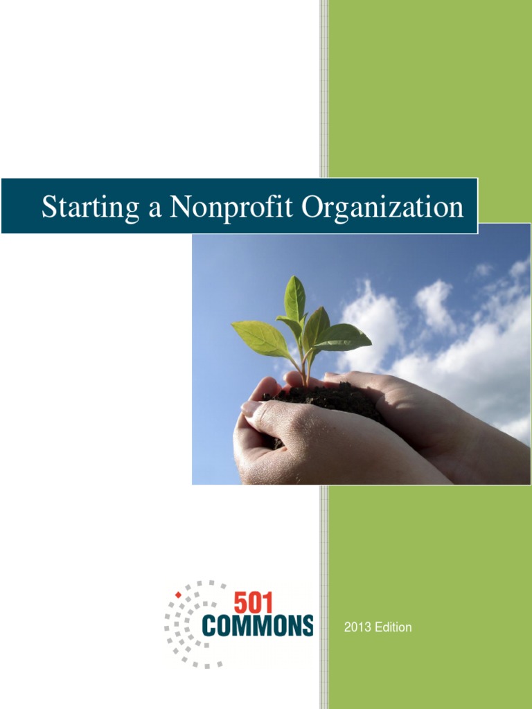 Starting A Nonprofit Organization Guide | PDF | Charitable Organization ...