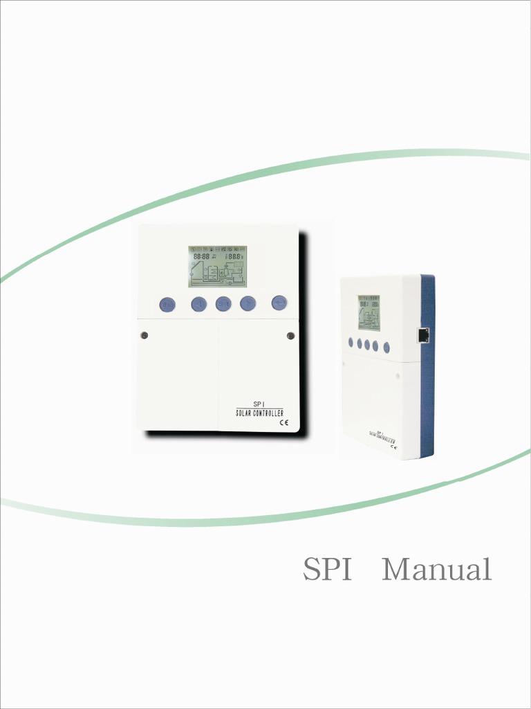 SP1 Manual | PDF | Water Heating | Hvac