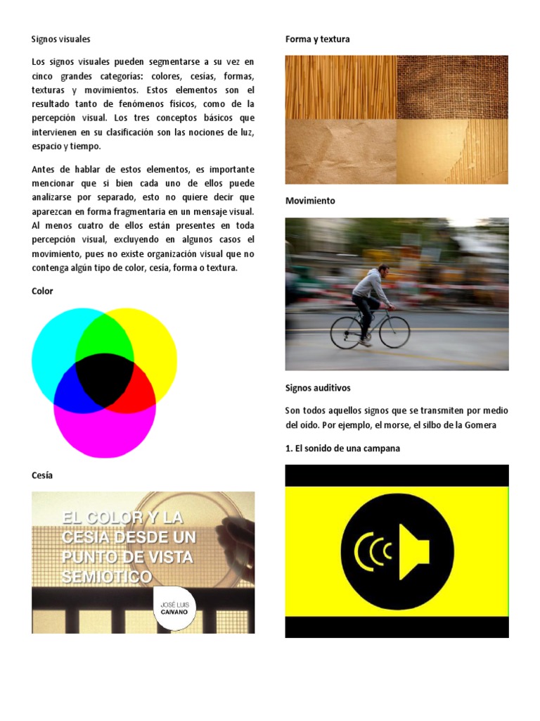 Signos Visuales | PDF | Ciencia cognitiva | Semiótica