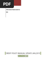 Credit Policy Manual | PDF | Credit | Finance & Money Management