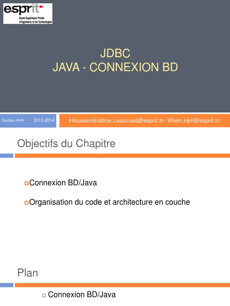 Java JDBC | PDF | Interface de programmation | Java (Langage de programmation)