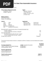 Declarations Page | PDF | Insurance | Liability Insurance