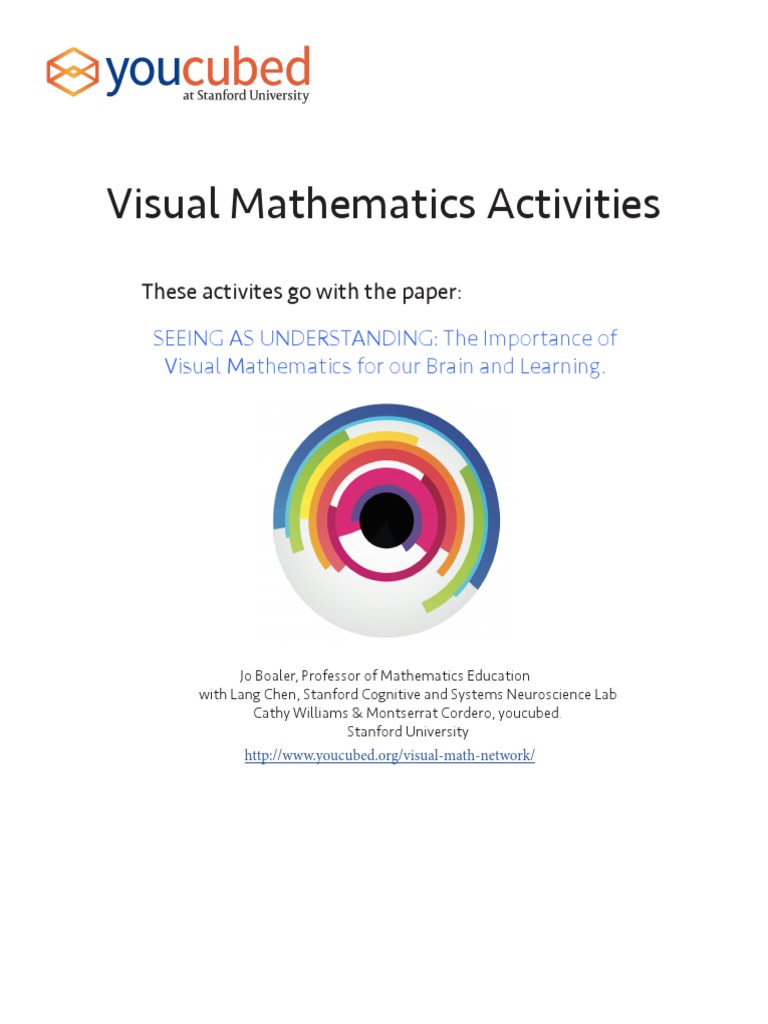 Visual Math Activities | PDF | Coins | Algebra