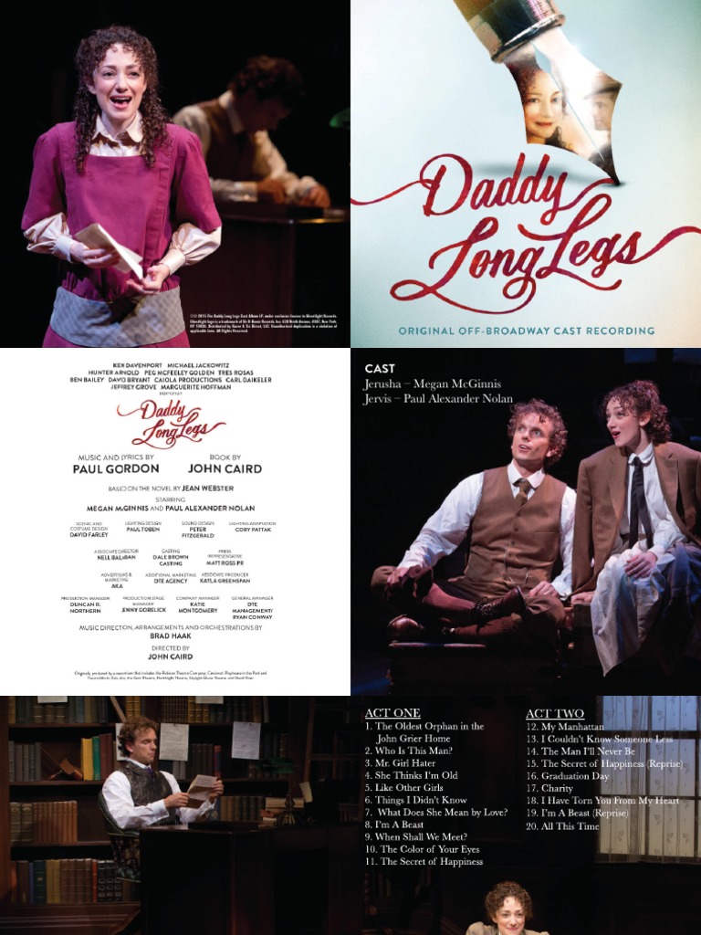 Daddy Long Legs Cast Album Details | PDF