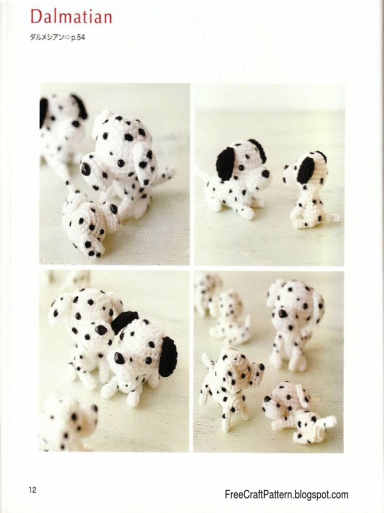 Dalmatian Amigurumi Pattern | PDF