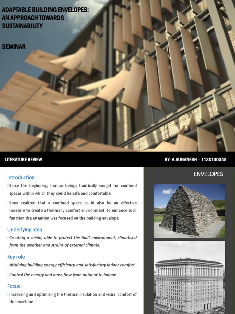 Adaptive Building Envelopes for Sustainability | PDF | Building ...