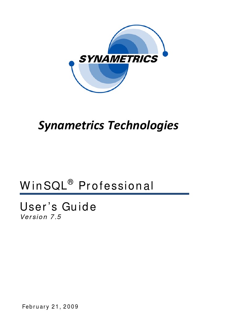Manual Completo Winsql | PDF | Database Transaction | Databases