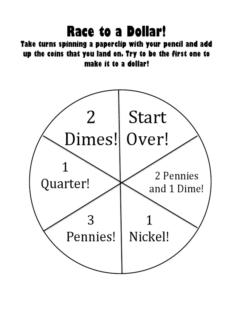 Race To A Dollar | PDF | Economy Of North America | Coins