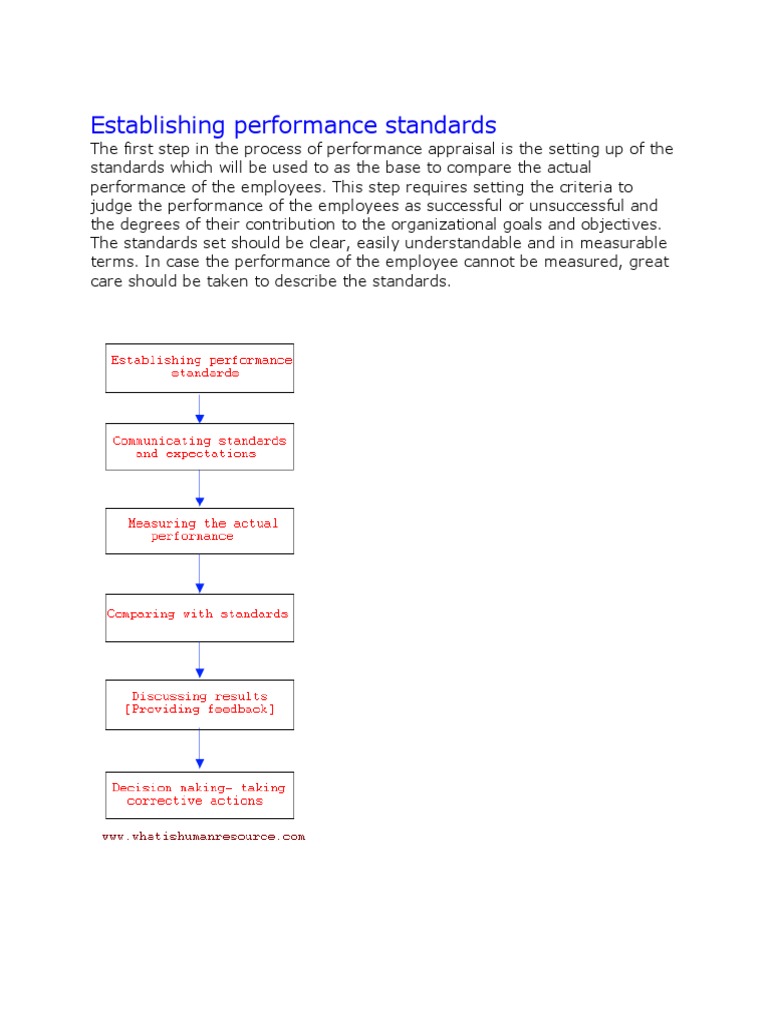 Establishing Performance Standards | Performance Appraisal | Emergence