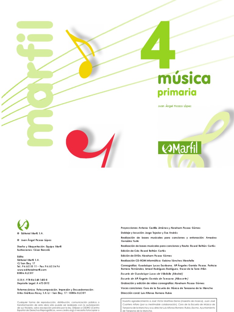 Clase de Musica Material Didactico | PDF | Ritmo | Las artes escénicas