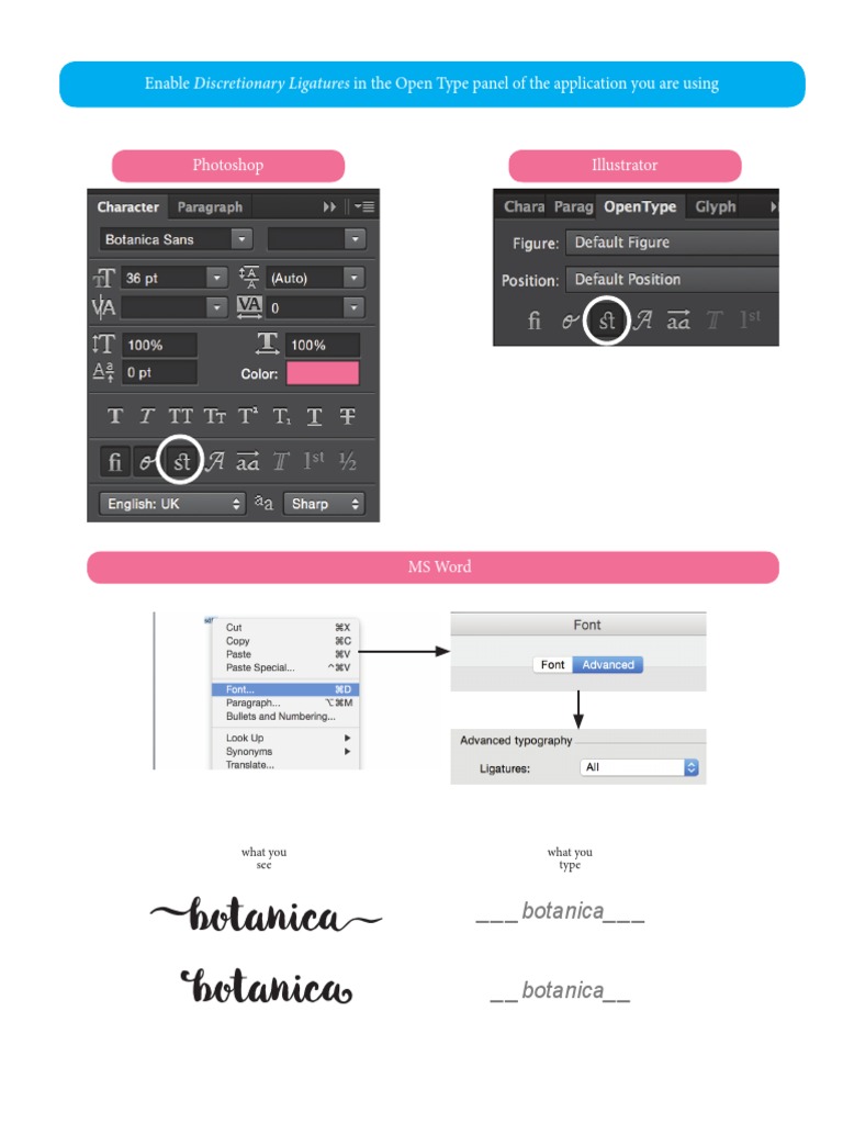 Enable Discretionary Ligatures in Apps | PDF | Career & Growth