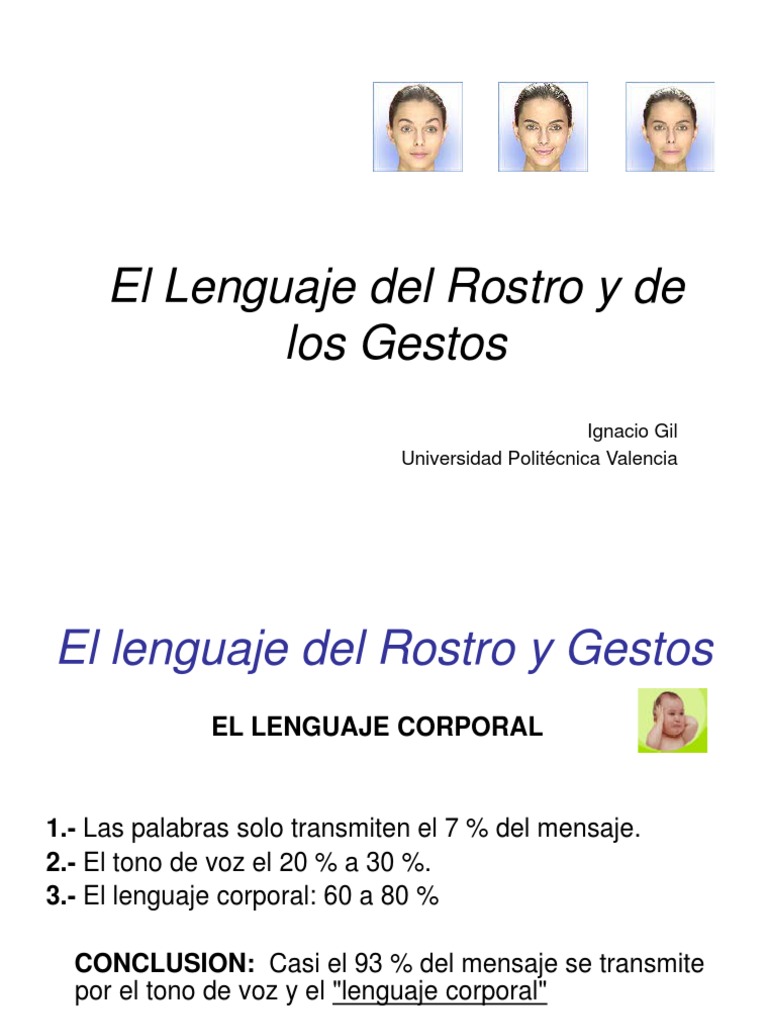 Rostro y Gestos | PDF | Color | Ciencia cognitiva