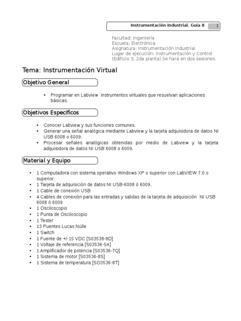 Instrumentación Virtual PDF | PDF | Programa de computadora | Programación