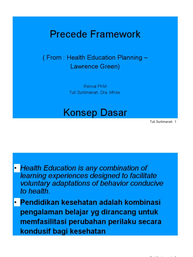 Precede and Proceed Model | PDF