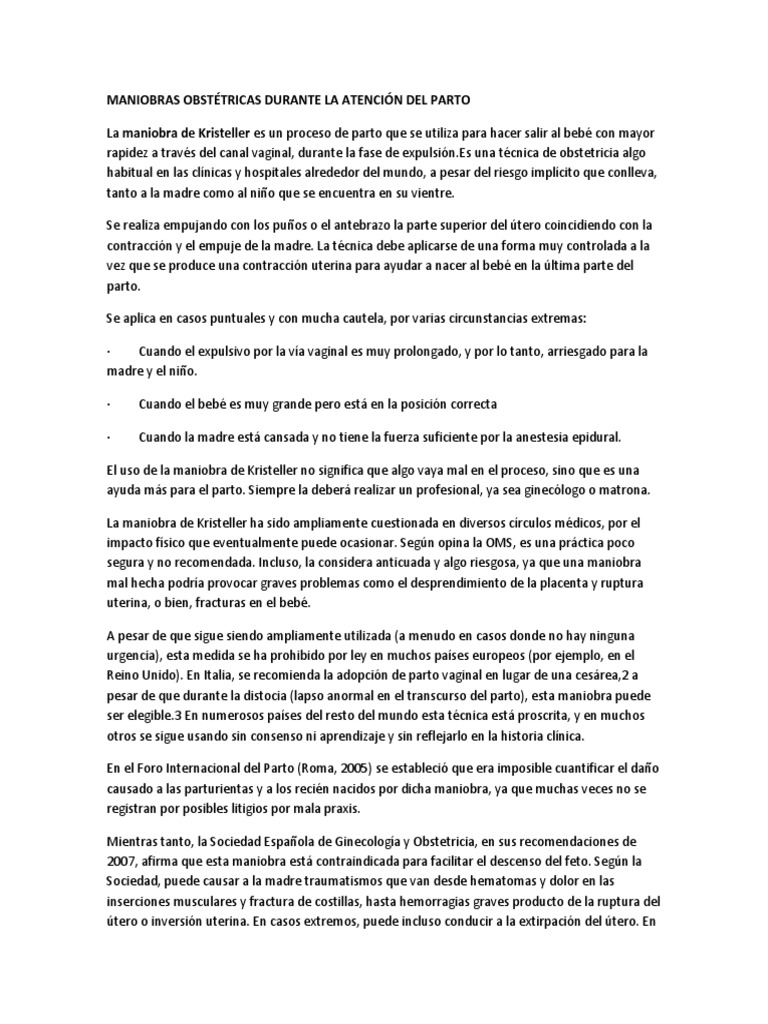 Brandt Andrews | Partería | Parto