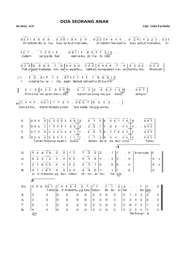 Doa Seorang Anak Pdf