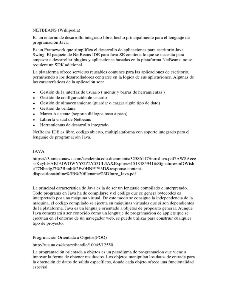 Marco Teorico de Un Proyecto de Java Con Base de Datos | PDF | Frijoles ...