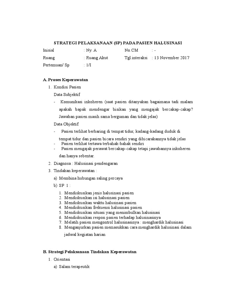 SP Halusinasi 1 Sampai 5 Fix | PDF