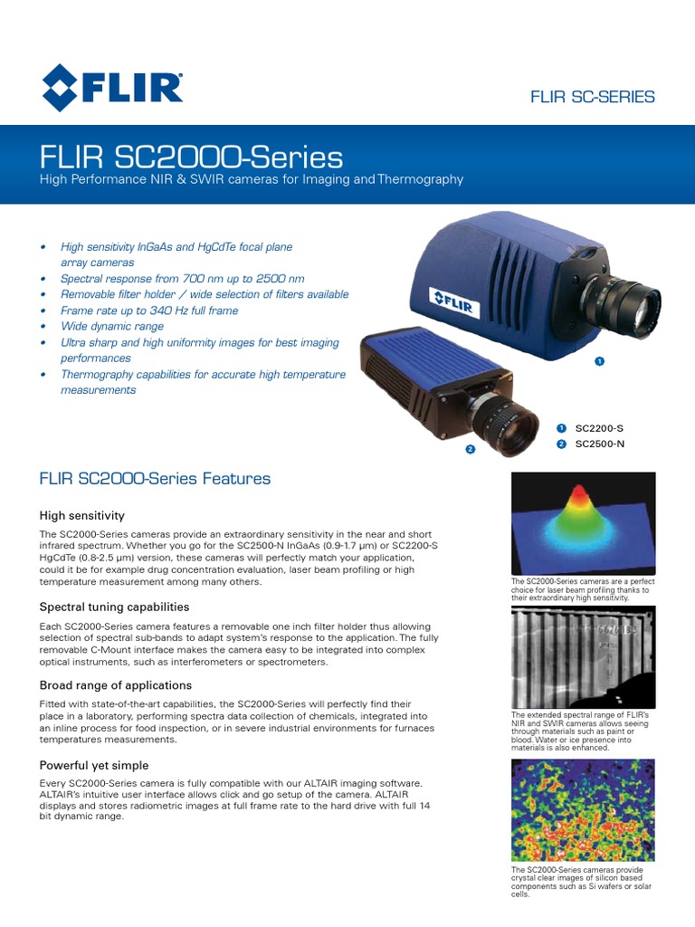 Flir SC 2000 Series en | PDF | Infrared | Thermography