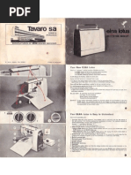 Elna 1010 Manual | PDF