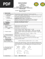 (M1Ge-Iiif-3) : Lesson Plan in Mathematics Grade 1 (Third Quarter ...