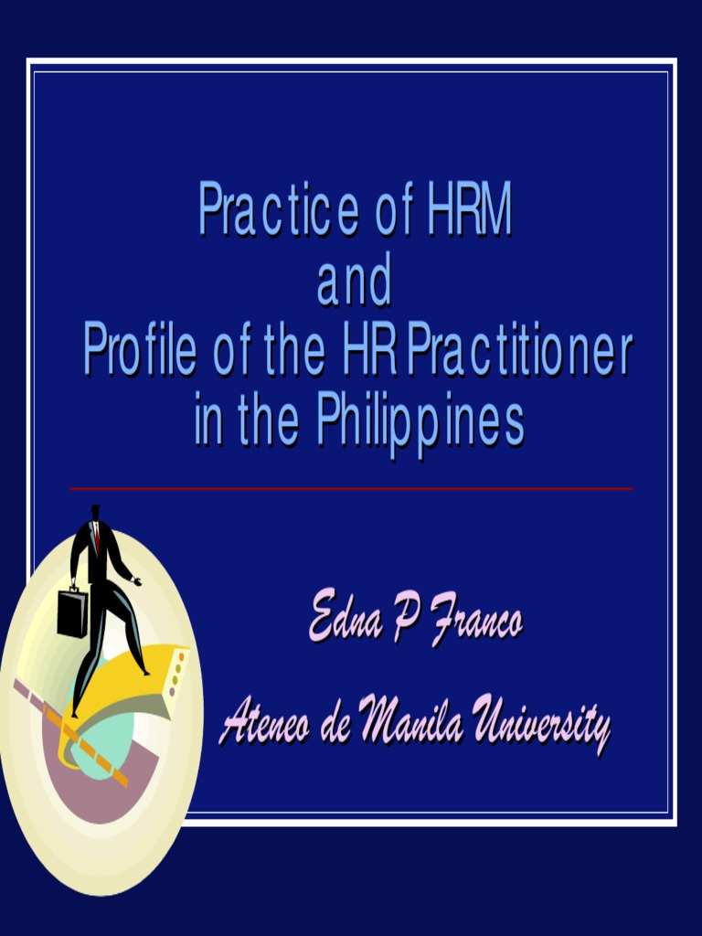 Practice of HRM - Edna Franco | PDF | Human Resource Management ...