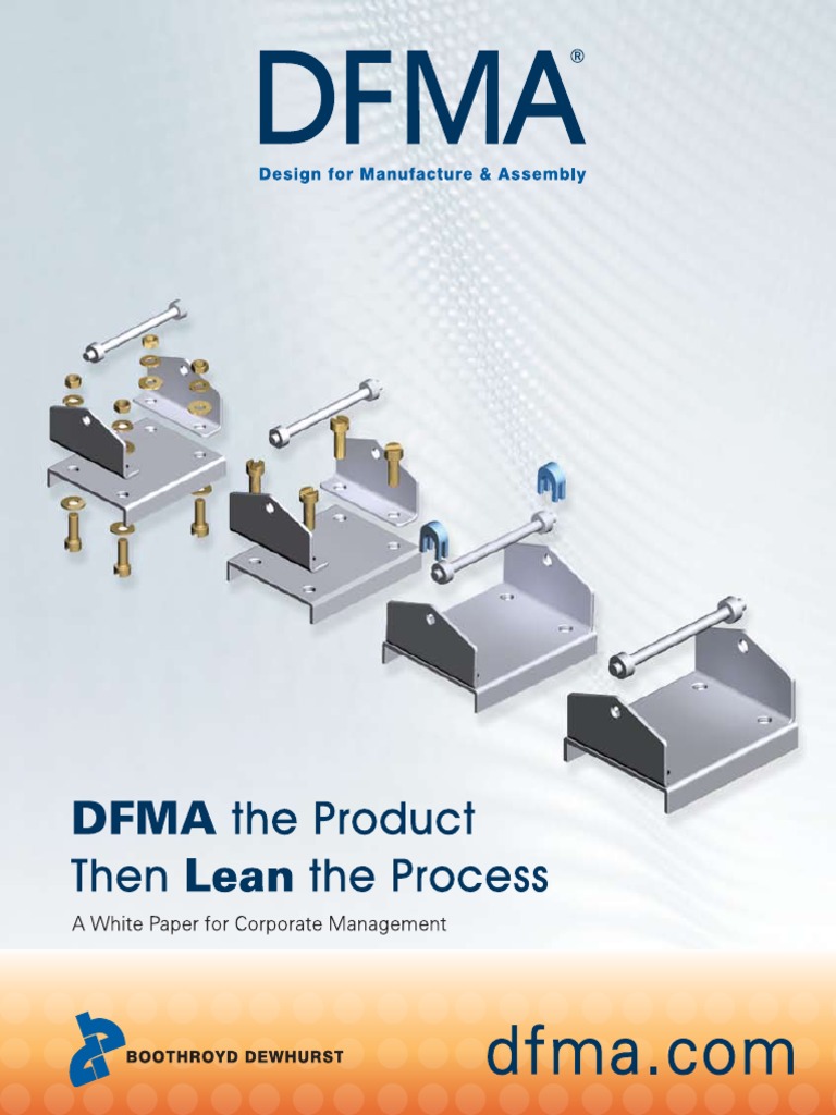 DFMA the Product Then Lean the Process | Lean Manufacturing | New ...