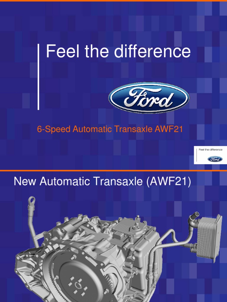 6 Speed Automatic Transaxle AWF21 PDF | PDF | Automatic Transmission ...